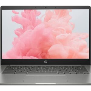 2022 HP Flagship Chromebook, 14" IPS Full HD(1920x1080) Screen with Anti-Glare, AMD Dual-Core Processor Up to 3.5 GHz, 4GB DDR4 Ram, 128GB SSD, Webcam, Chrome OS, Ash Gray (Renewed)