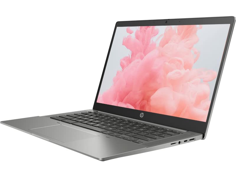 2022 HP Flagship Chromebook, 14" IPS Full HD(1920x1080) Screen with Anti-Glare, AMD Dual-Core Processor Up to 3.5 GHz, 4GB DDR4 Ram, 128GB SSD, Webcam, Chrome OS, Ash Gray (Renewed)