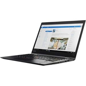 Lenovo ThinkPad X1 Yoga 2 in 1 Business Convertible - Core i5-7300U 2.6GHz 256GB SSD 8GB 14" (1920x1080) Touchscreen BT WIN10 Pro Webcam FP Reader Black (Renewed)