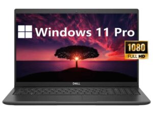 dell latitude 3520 business laptop, 15.6”fhd ips display, intel core i7-1165g7 processor, windows 11 pro, 32gb ram, 1tb ssd, wifi 6, webcam, hdmi, usb-c, long battery life