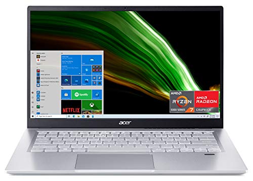 Acer Swift 3 Ultra Light Laptop AMD Ryzen 7 5700U 8-Core Processor 8GB DDR4 512GB NVMe SSD WiFi 6 Backlit Keyboard Fingerprint Reader HDMI Windows 11 (SF314-Renewed)