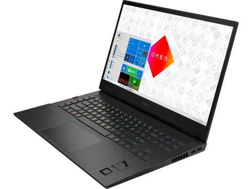 2022 HP Omen 17.3" 165 Hz IPS QHD Gaming Laptop Intel i7-12800HX 16-Core 64GB DDR5 2TB NVMe SSD NVIDIA GeForce RTX 3070 Ti 8GB RGB Backlit KB Thunderbolt 4 WiFi 6E Windows 10 Pro w/ RATZK 32GB USB