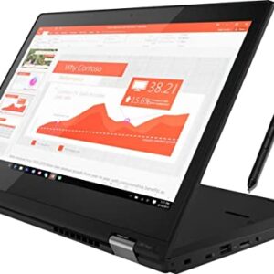 Lenovo ThinkPad L380 Yoga 2-in-1 Laptop, 13.3" FHD Touchscreen, Intel Core i7-8550U, 16GB RAM, 512GB SSD, Fingerprint Reader, Backlit Keyboard, Stylus, Windows 10 Pro (Renewed)