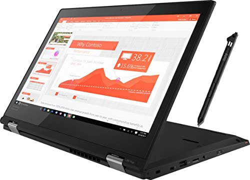 Lenovo ThinkPad L380 Yoga 2-in-1 Laptop, 13.3" FHD Touchscreen, Intel Core i7-8550U, 16GB RAM, 512GB SSD, Fingerprint Reader, Backlit Keyboard, Stylus, Windows 10 Pro (Renewed)