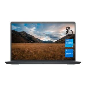 dell inspiron 3000 series 3511 laptop, 15.6″ fhd touchscreen, intel core i5-1035g1, 12gb ram, 512gb pcie ssd, webcam, sd card reader, wi-fi, bluetooth, windows 11 home, black