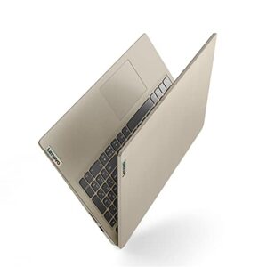 Lenovo 2023 IdeaPad 3 15.6" FHD Laptop AMD 6-Core Ryzen 5 5500U (Beat i5-1135G7) Radeon 7 Graphics 12GB RAM DDR4 256GB M.2 NVMe SSD HDMI WiFi AC BT5.0 Webcam USB C Sand Windows 11 w/ RE Accessories