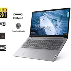 Lenovo 2023 Newest Ideapad Premium Laptop: 15.6" HD Dislpay , 2-Core AMD Athlon Silver(Upto 3.2Ghz), 8GB RAM, 256GB SSD, Radeon Graphics, FP-Reader, WiFi6, Bluetooth, DolbyAudio, HDMI, Win11S, TF