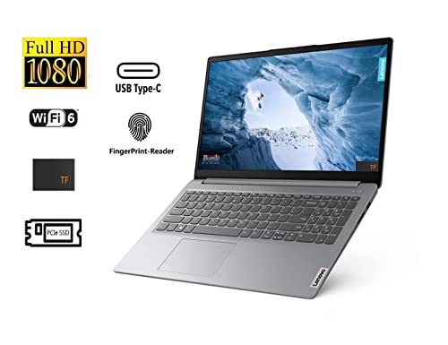 Lenovo 2023 Newest Ideapad Premium Laptop: 15.6" HD Dislpay , 2-Core AMD Athlon Silver(Upto 3.2Ghz), 8GB RAM, 256GB SSD, Radeon Graphics, FP-Reader, WiFi6, Bluetooth, DolbyAudio, HDMI, Win11S, TF