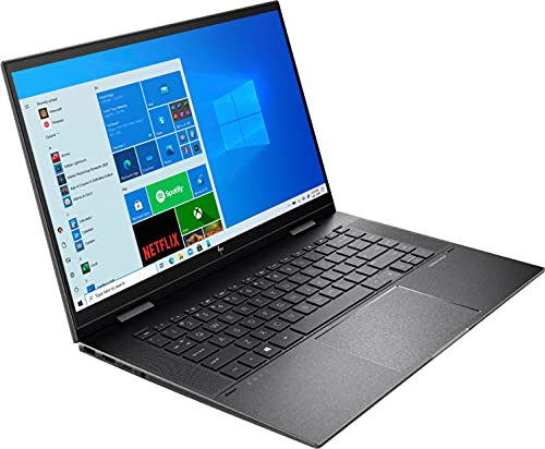 2022 HP Envy 2-in-1 Laptop 15.6 inch FHD Touchscreen 6-Core AMD Ryzen 5 5500U Radeon Graphics 16GB DDR4 512GB NVMe SSD WI-FI 6 Win 11 Pro Fingerprint Backlit Keyboard w/ 32GB USB Drive