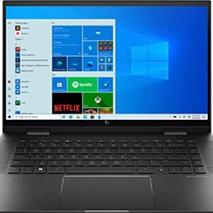 2022 HP Envy 2-in-1 Laptop 15.6 inch FHD Touchscreen 6-Core AMD Ryzen 5 5500U Radeon Graphics 16GB DDR4 512GB NVMe SSD WI-FI 6 Win 11 Pro Fingerprint Backlit Keyboard w/ 32GB USB Drive