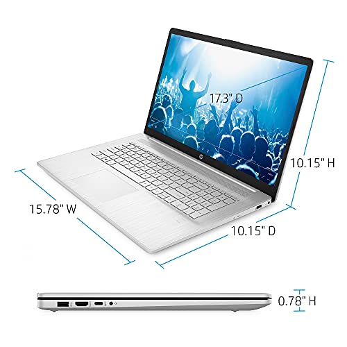 HP [Windows 11 Pro S] 2022 17 17.3" FHD Business Laptop, Hexa-Core AMD Ryzen 5 5500U (Beat i5-1135G7), 16GB DDR4 RAM, 1TB PCIe SSD, AC WiFi, Bluetooth, Fingerprint Reader, BROAGE 64GB Flash Drive