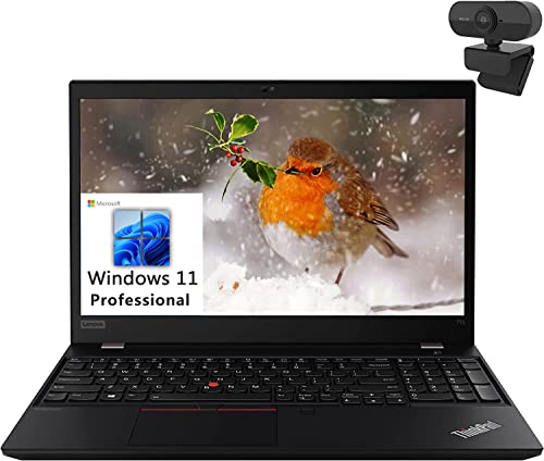 Lenovo ThinkPad T15 Gen 2 15.6" FHD Business Laptop, Intel Quad-Core i5-1135G7 (Beat i7-1065G7), 16GB DDR4 RAM, 256GB PCIe SSD, WiFi 6, Backlit KB, Fingerprint Reader, Windows 11 Pro, External Webcam