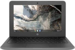 hp chromebook 11 g7 education edition – intel celeron n4000 / 1.1 ghz – chrome os – uhd graphics 600 – 4 gb ram – 32 gb emmc – 11.6″ ips touchscreen (hd) – wi-fi 5 – chalkboard gray (renewed)