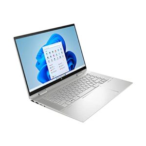 2022 HP Envy x360 2-in-1 15.6" FHD Touchscreen Laptop, Intel Core i5-1155G7, 16GB RAM, 512GB PCIe SSD, Backlit Keyboard, Intel Iris Xe Graphics, Windows 11, Silver, 32GB USB Card (Renewed)