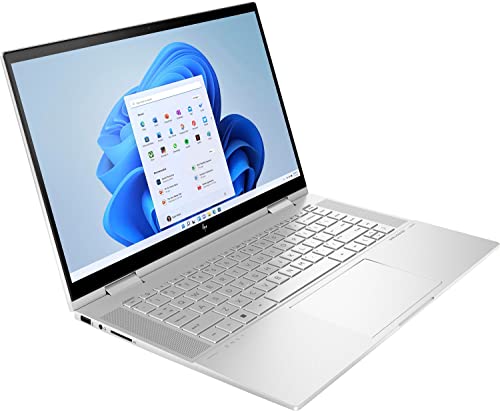 2022 HP Envy x360 15.6'' 60Hz Touchscreen FHD IPS 2-in-1 Laptop 12th Gen (Intel i5-1235U 10-Core, 16GB RAM, 512GB PCIe SSD, Intel Iris Xe, Backlit KYB, WiFi 6, BT 5.2, HD Webcam, Win 11 Home) with Hub