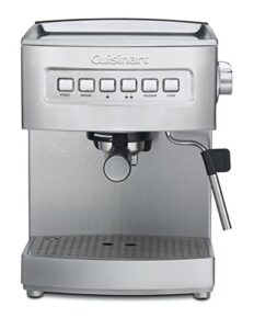 cuisinart em-200np1 programmable 15-bar espresso maker, stainless steel