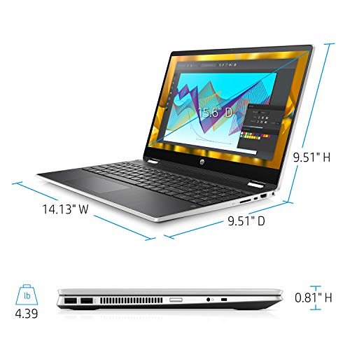 2020 HP Pavilion 15.6" 2-in-1 Convertible HD Touchscreen Laptop Intel Core i5-10210U 8GB DDR4 512GB M.2 SSD Windows 10