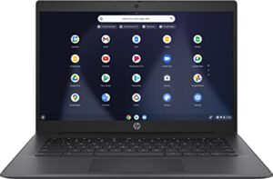 hp chromebook 14 fhd laptop, dual-core intel celeron processor n3350, 4gb ram, 64gb emmc storage, 14-inch fhd ips display, google chrome os, dual speakers and audio by b&o (14-ca064dx, 2022) (renewed)