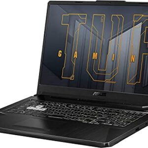 ASUS TUF VR Ready Gaming Laptop, 17.3" FHD 144Hz IPS Display, 11th Gen Intel 6-Core i5-11260H(Beat i7-8850H), 16GB DDR4 RAM, 1TB PCIe SSD, GeForce RTX 3050 Ti, RGB Backlit Keyboard, Win 10,JVQ MP