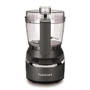 mini food processor & chopper by cuisinart, small stand mixer for vegetables, meats & more, 4 cup, electric, black, rmc-100 7.4 x 6.85 x 9.42 inches