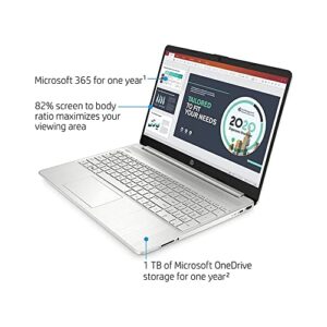 2021 HP 15.6" FHD Laptop Computer, AMD Athlon Silver 3050U Processor, 32GB DDR4 RAM, 1TB SSD, AMD Radeon Graphics, HD Webcam, HDMI, 1-Year Microsoft 365, Windows 10S, Silver, 32GB SnowBell USB Card