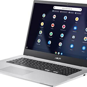 ASUS Chromebook Light Laptop, 17.3" FHD Widescreen Slim-Bezel, Intel Celeron N4500, Type-C, Wi-Fi 6, Intel UHD Graphics, 17 Hours Battery Life, Webcam (4GB DDR4 RAM | 32GB eMMC+32G SD Card)