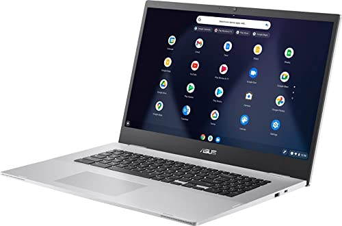 ASUS Chromebook Light Laptop, 17.3" FHD Widescreen Slim-Bezel, Intel Celeron N4500, Type-C, Wi-Fi 6, Intel UHD Graphics, 17 Hours Battery Life, Webcam (4GB DDR4 RAM | 32GB eMMC+32G SD Card)