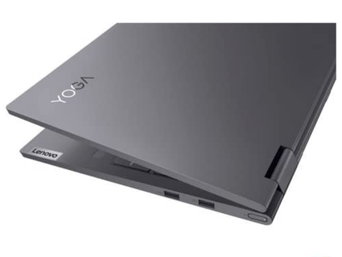 2022 LENOVO Yoga 7i 2-in-1 360° 15.6" Touch Screen Laptop, Intel Evo Platform Core i5 1135G7, 8GB RAM, 256GB PCIe SSD, Intel Iris Xe Graphics, Backlit Keyboard, Win 11, Slate Grey, 32GB USB Card