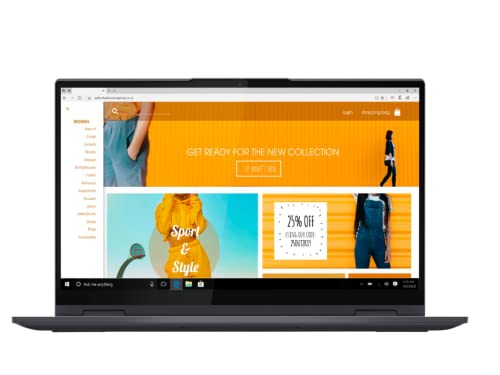 2022 LENOVO Yoga 7i 2-in-1 360° 15.6" Touch Screen Laptop, Intel Evo Platform Core i5 1135G7, 8GB RAM, 256GB PCIe SSD, Intel Iris Xe Graphics, Backlit Keyboard, Win 11, Slate Grey, 32GB USB Card