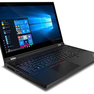 Lenovo ThinkPad P15 Gen 1 - High-End Workstation Laptop: Intel 10th Gen i7-10875H Octa-Core, 128GB RAM, 4TB NVMe SSD (2x2TB), 15.6" FHD IPS HDR Display, NVIDIA Quadro T2000, Win 10 Pro, Black