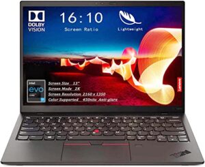 lenovo ultra thin thinkpad x1 nano 13″ 2k (2160×1350) ips 450nits ultrabook i7-1160g7 finger print windows 10 pro w/hdmi (16gb ram | 512gb pcie ssd)