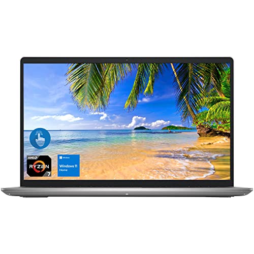 Dell Inspiron 15.6" FHD Touchscreen Laptop, AMD Ryzen 7 5825U, GeForce MX550, 32GB DDR4 RAM, 1TB SSD, Webcam, HDMI, Fingerprint Reader, WiFi 6, Windows 11 Home, Silver