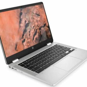 Newest HP 2-in-1 Convertible Chromebook, 14inch HD Touchscreen, Intel Processor Up to 2.80GHz, 4GB Ram, 64GB eMMC SSD, WiFi, Webcam, Chrome OS, (Renewed) (64GB) (Silver)