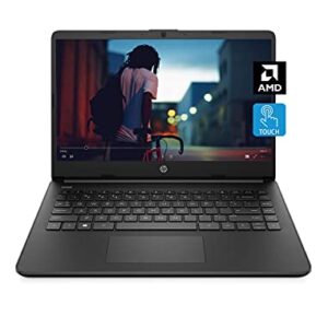 HP 14 Laptop, AMD 3020e, 4 GB DDR4 RAM, 64 GB eMMC Storage, 14-inch HD Touchscreen Display, Windows 10 Home in S Mode with Microsoft 365 Included for 1 Year (14-fq0050nr, 2020 Model) (Renewed)