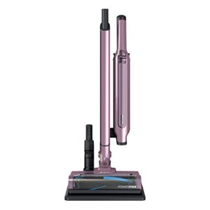 shark wandvac system ws632pkbrn ultra-lightweight powerful cordless stick vacuum with charging dock, mauve