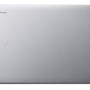 2021 Acer Chromebook 315 Laptop Computer 15.6inch HD Display Intel Celeron N4000 Processor(Up to 2.6GHz) 4GB RAM 32GB eMMC Webcam BT USB Type C Chrome OS + TiTac (Renewed) Silver 15-15.99 inches