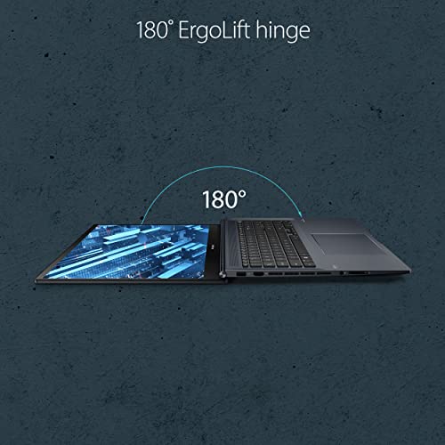 ASUS Zenbook Pro 17 Laptop, 17.3” Pantone Validated Display, AMD Ryzen 7 6800H CPU, AMD Radeon Graphics, 8GB RAM, 512GB SSD, WiFi 6E, Windows 11 Home, Tech Black, UM6702RA-DB71