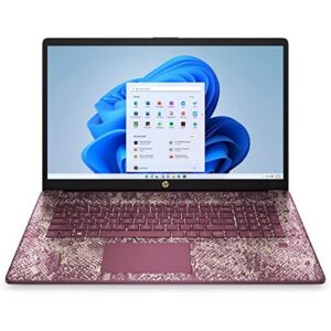 HP 17-cn1009cy 17.3" HD+ Touchscreen Laptop, Intel Core i5-1155G7, Intel Iris Xe Graphics, 12GB DDR4 RAM, 512GB SSD Storage, Windows 11 Home, Opulent Aubergine (Renewed)