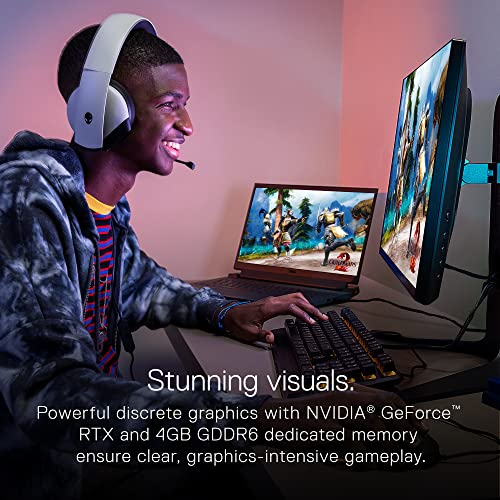 Dell G15 5520 Gaming Laptop - 15.6-inch FHD 120Hz Display, Core i5-12500H, 8GB DDR5 RAM, 512GB SSD, NVIDIA RTX 3050 4GB GDDR6, Intel Wi-Fi 6, Windows 11 Home - Dark Shadow Grey