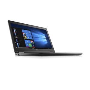 dell latitude 15-5580 intel core i5-6440hq x4 2.6ghz 16gb 512gb ssd, black (certified refurbished)