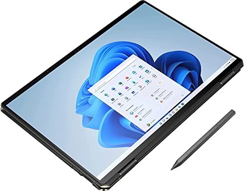 HP Spectre x360 16" 2-in-1 3K QHD+ Touchscreen (Intel 12th Gen i7-12700H, 16GB RAM, 2TB SSD, Stylus) Home, Business & Creator Laptop, Long-battery life, Fingerprint, Backlit, Thunderbolt 4, Win 11 Pro