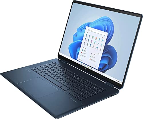 HP Spectre x360 16" 2-in-1 3K QHD+ Touchscreen (Intel 12th Gen i7-12700H, 16GB RAM, 2TB SSD, Stylus) Home, Business & Creator Laptop, Long-battery life, Fingerprint, Backlit, Thunderbolt 4, Win 11 Pro