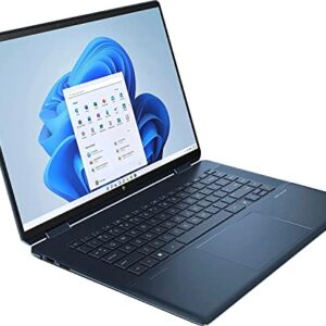 HP Spectre x360 16" 2-in-1 3K QHD+ Touchscreen (Intel 12th Gen i7-12700H, 16GB RAM, 2TB SSD, Stylus) Home, Business & Creator Laptop, Long-battery life, Fingerprint, Backlit, Thunderbolt 4, Win 11 Pro