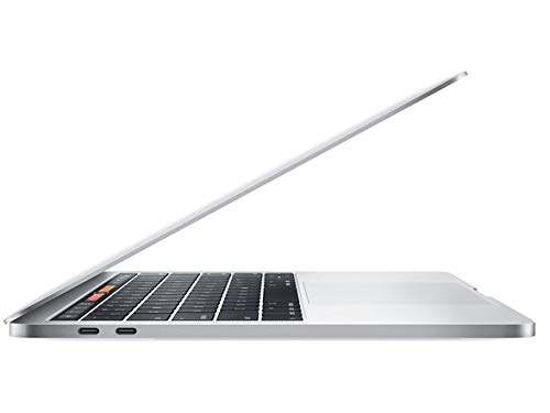 Apple 13.3" MacBook Pro w/ Touch Bar (Mid 2018), 227ppi Retina Display, Intel Core i5-8259U Quad-Core, 256GB PCI-E Solid State Drive, 8GB DDR3, 802.11ac, Bluetooth, macOS 10.13, Silver (Renewed)