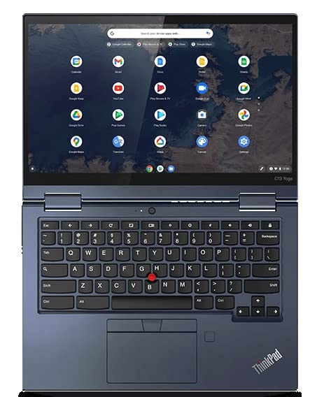 Lenovo ThinkPad C13 Pro Yoga 2-in-1 Touchscreen Laptop AMD Ryzen 7 256GB SSD 16GB DDR4 13.3in FHD Backlit Keyboard Fingerprint Reader Dual Cam Chrome OS (Renewed)