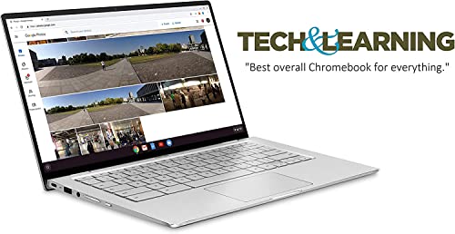 ASUS 2023 Newest C433 Ultrathin Clamshell 2in1 Convertible Chromebook: 14" FHD Touch Display, Intel Core M3, 8GB RAM, 128GB eMMC, Intel UHD Graphics, Backlit-KYB, USB-C, Wifi6, Webcam, Chrome OS, T.F