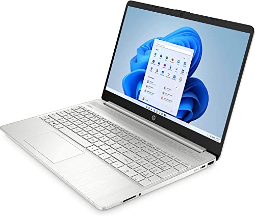 HP Laptop 15-DY2702DX 15.6" HD Intel Core i3-1115G4, Intel UHD Graphics, 8GB DDR4 RAM, 256GB SSD Storage, Windows 11 Home in S Mode, Natural Silver (Renewed)