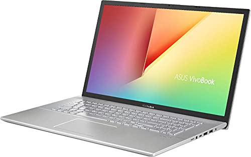 Asus Vivobook 2021 Premium 17 Laptop Computer I 17.3" HD+ Display I 10th Gen Intel 4-Core i7-1065G7 I 24GB DDR4 512GB SSD 1TB HDD I USB-C Bluetooth Webcam Win10 Silver + 32GB Micro SD Card