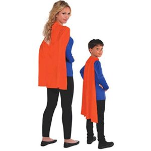 Amscan Costume Cape Cape-30, Orange, 1 Pc, 30"