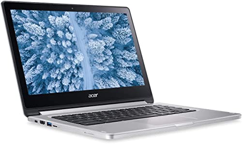 Acer Convertible 2-in-1 Chromebook, 13" FHD IPS Touchscreen, MediaTek 4-Core Processor, 4GB Ram, 64GB SSD, Ultra-Fast WiFi, Chrome OS, Dale Silver (Renewed)